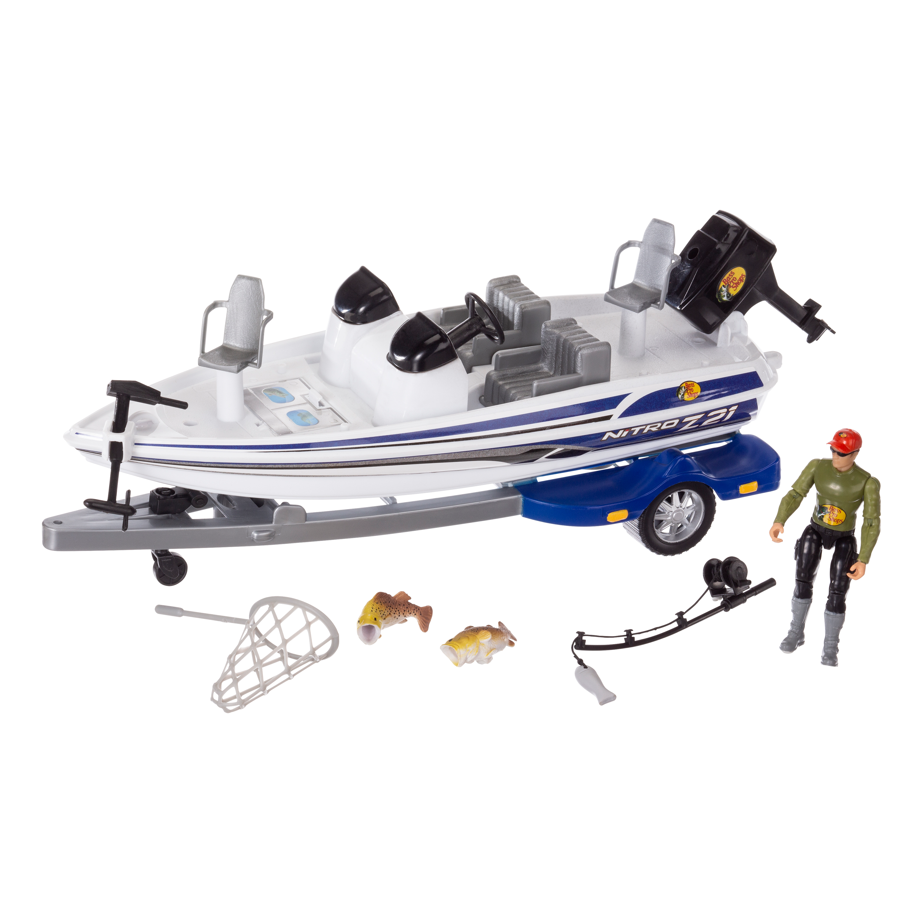 Bass Pro Shops Imagination Adventure Bass Boat Play Set for Kids | Bass ...